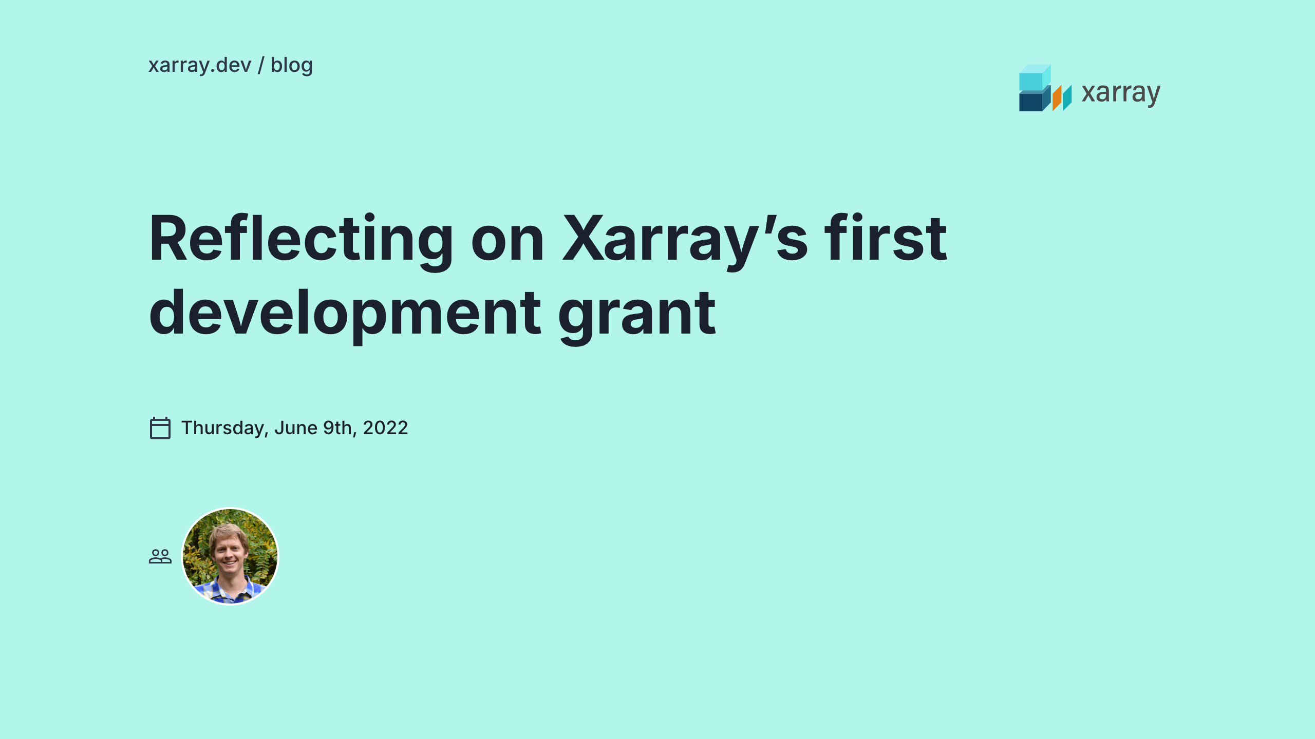 Reflecting on Xarray’s first development grant