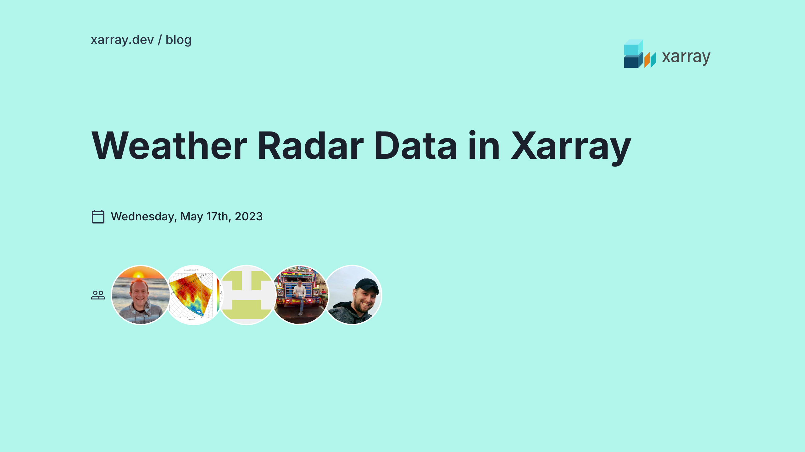 Weather Radar Data In Xarray